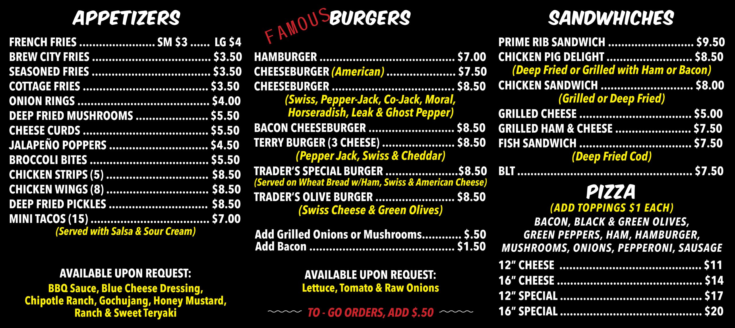 Bar & Grill – Traders Bar & Grill